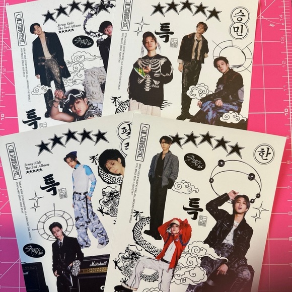 stray kids | Other | Stray Kids 5star Ootd Mini Posters | Poshmark